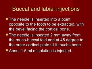 Techniques of Local Anesthesia | PPT