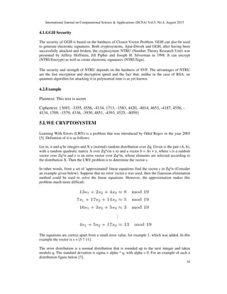 Techniques of lattice based | PDF