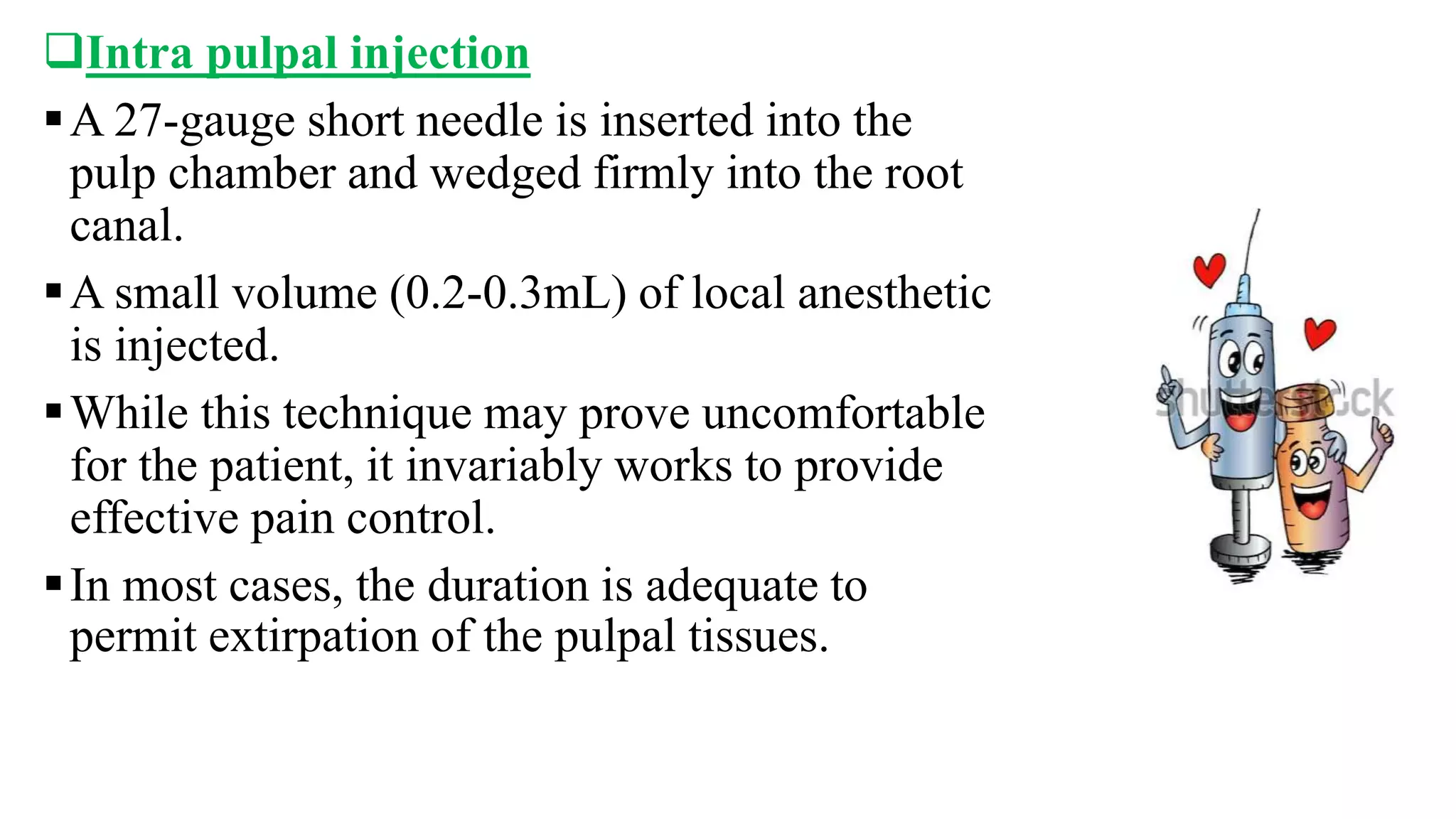 Techniques of local anaesthesia | PPTX