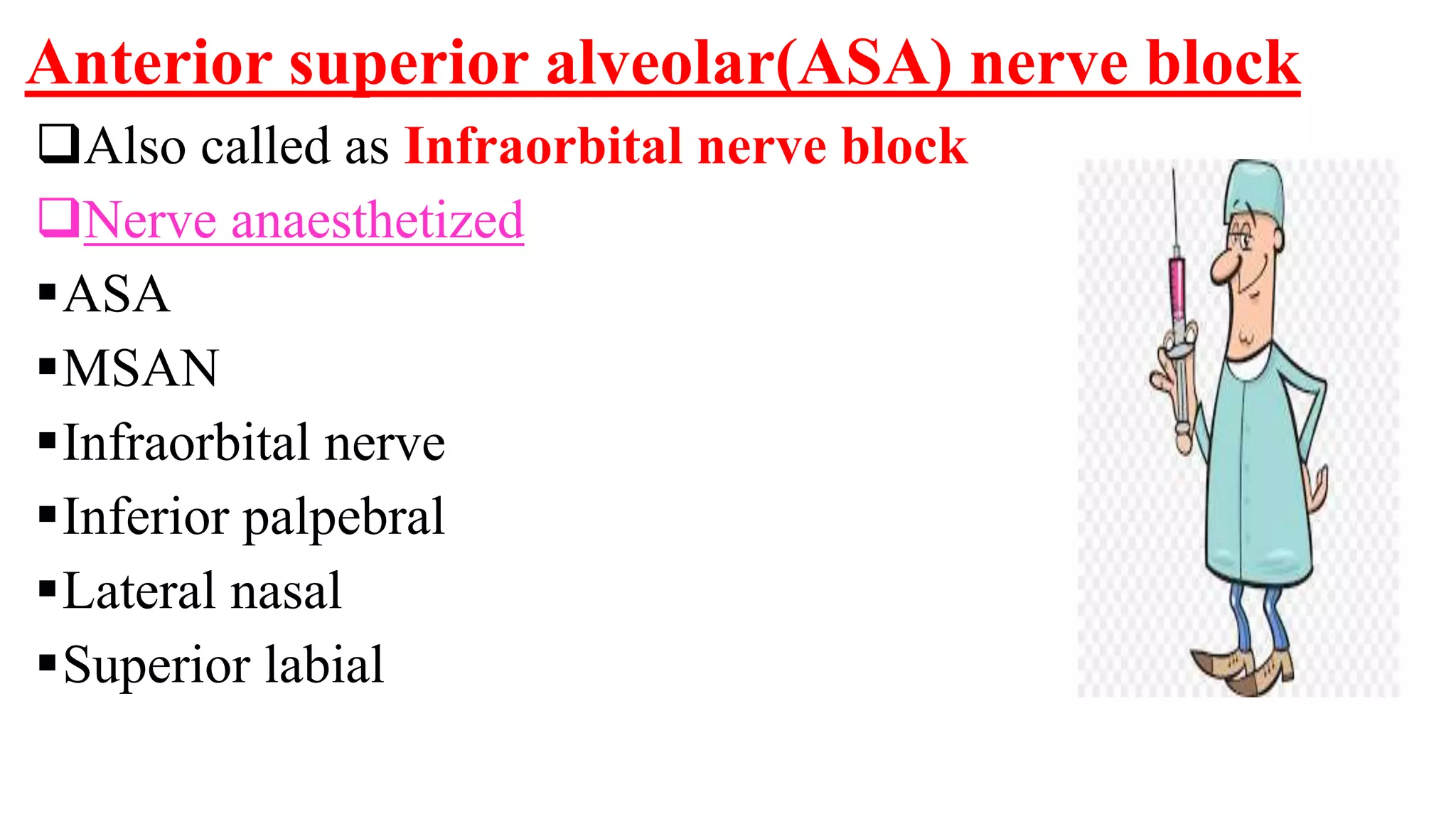 Techniques of local anaesthesia | PPTX
