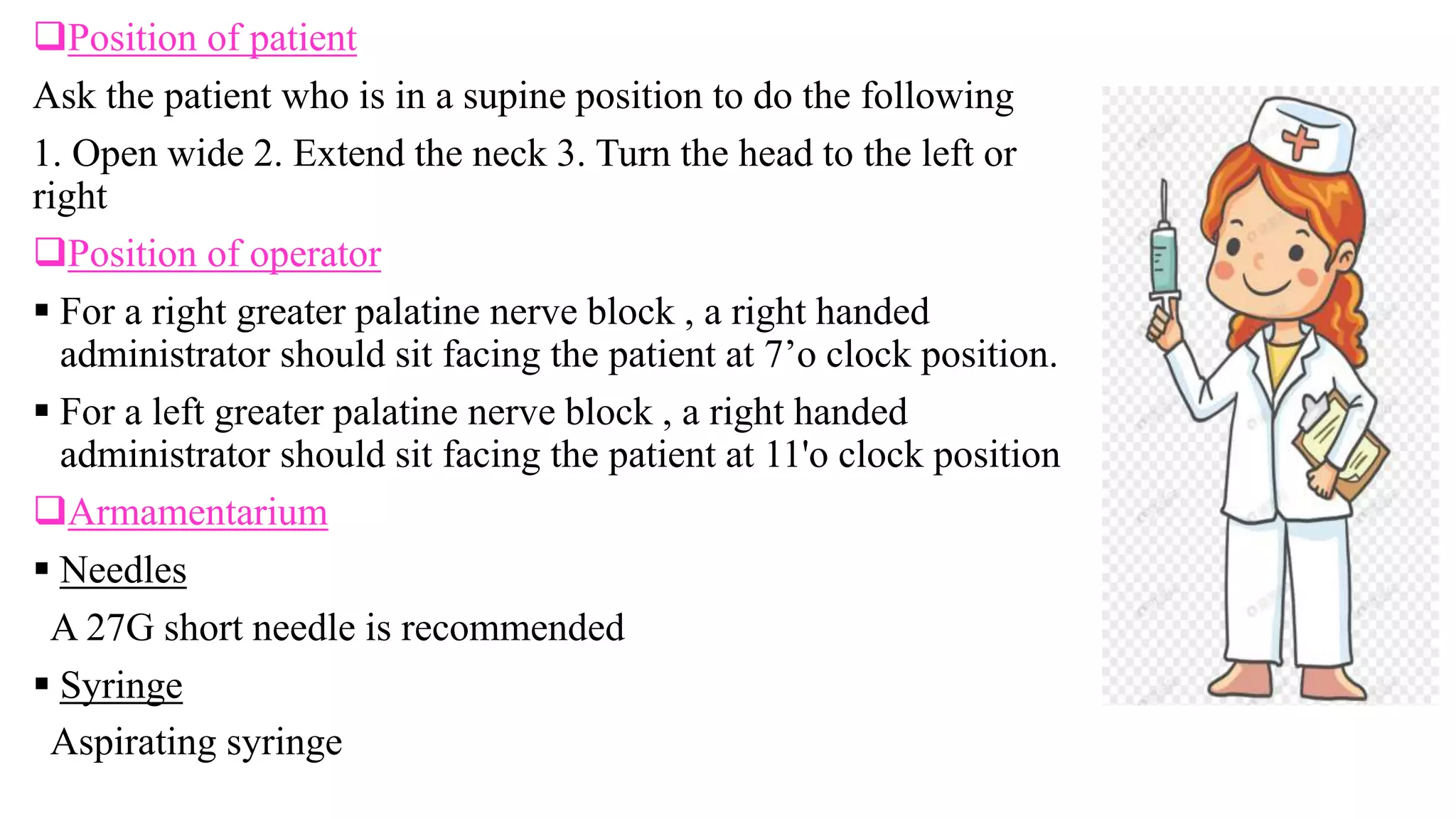 Techniques of local anaesthesia | PPTX
