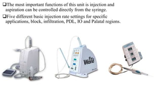 Techniques of local anaesthesia | PPTX