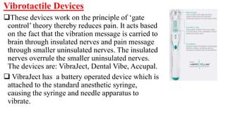 Techniques of local anaesthesia | PPTX