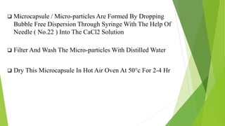 TECHNIQUES OF MICROENCAPSULATION.pptx