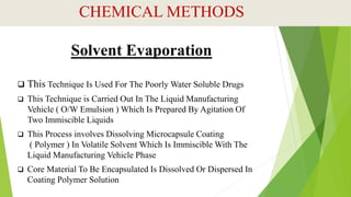 TECHNIQUES OF MICROENCAPSULATION.pptx