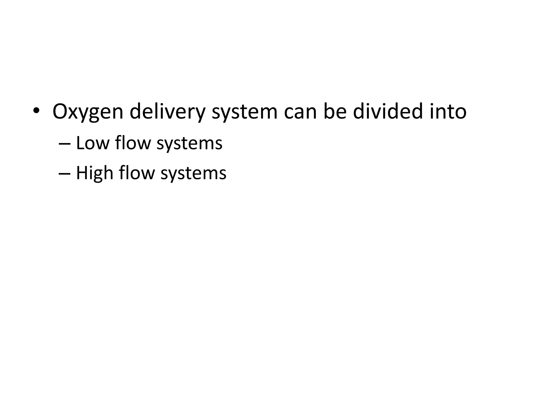 Techniques of oxygen delivery | PPTX