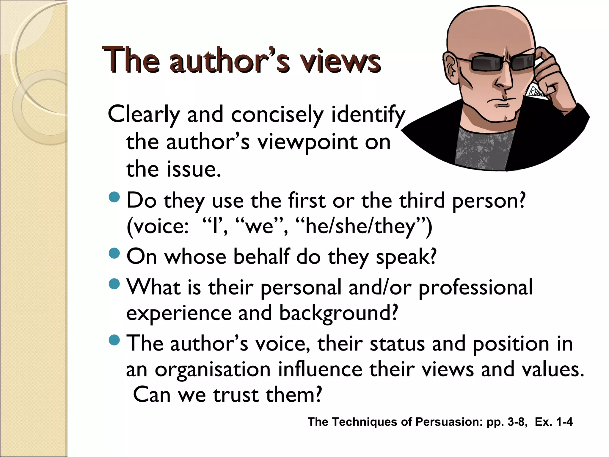 Techniques of persuasion | PPT