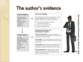 Techniques of persuasion | PPT