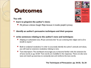 Techniques of persuasion | PPT