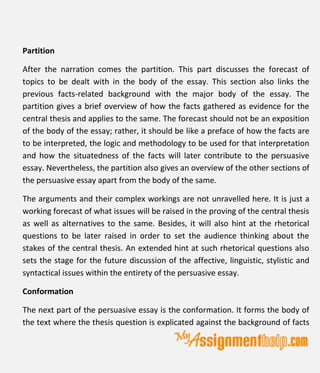 Techniques of persuasive essay writing | PDF