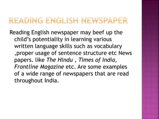 Techniques of presenting vocabulary in english ppt | PPT