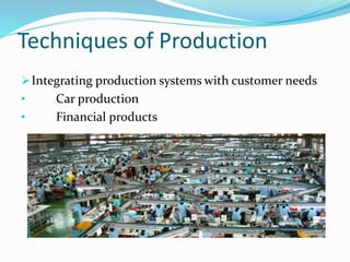 Techniques of production | PPT