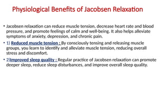 Different Techniques of Relaxation Therapy | PPTX