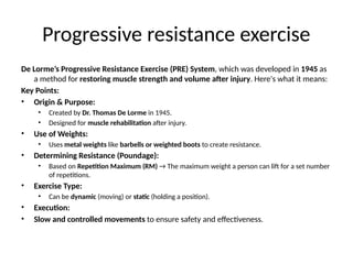 TECHNIQUES OF RESISTED Exercise in dpt.ppt