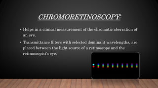 Techniques of retinoscopy | PPTX