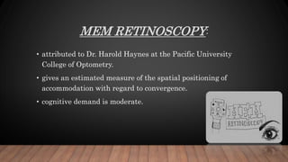 Techniques of retinoscopy | PPT