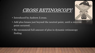 Techniques of retinoscopy | PPT