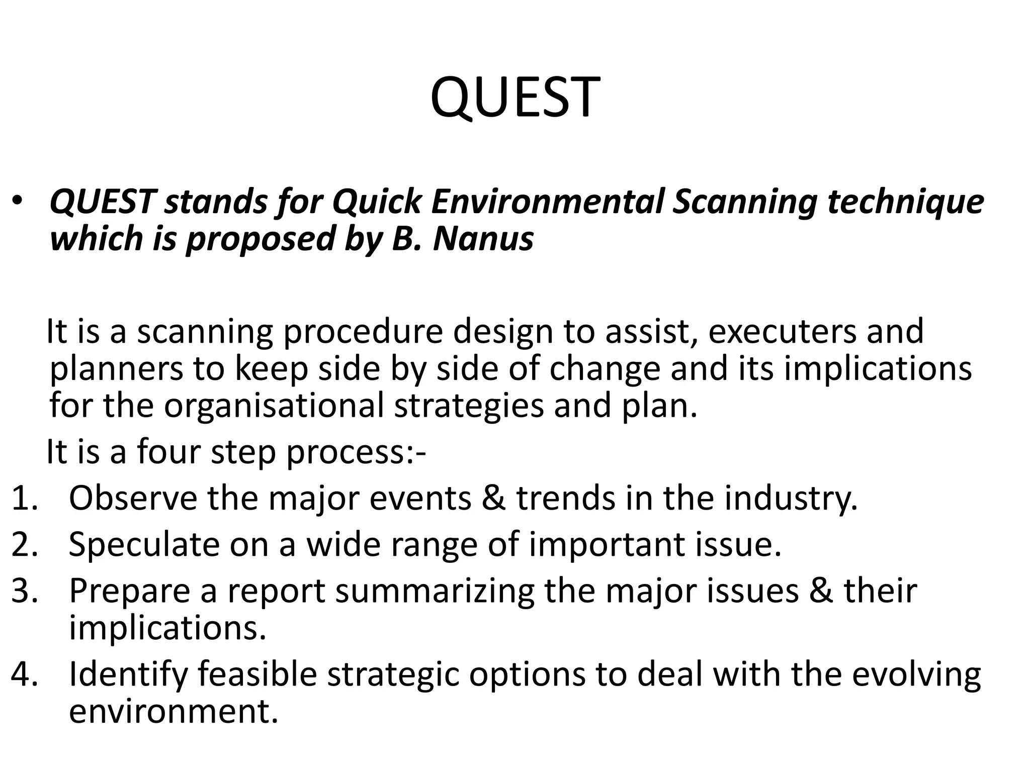 Techniques of scanning | PPTX