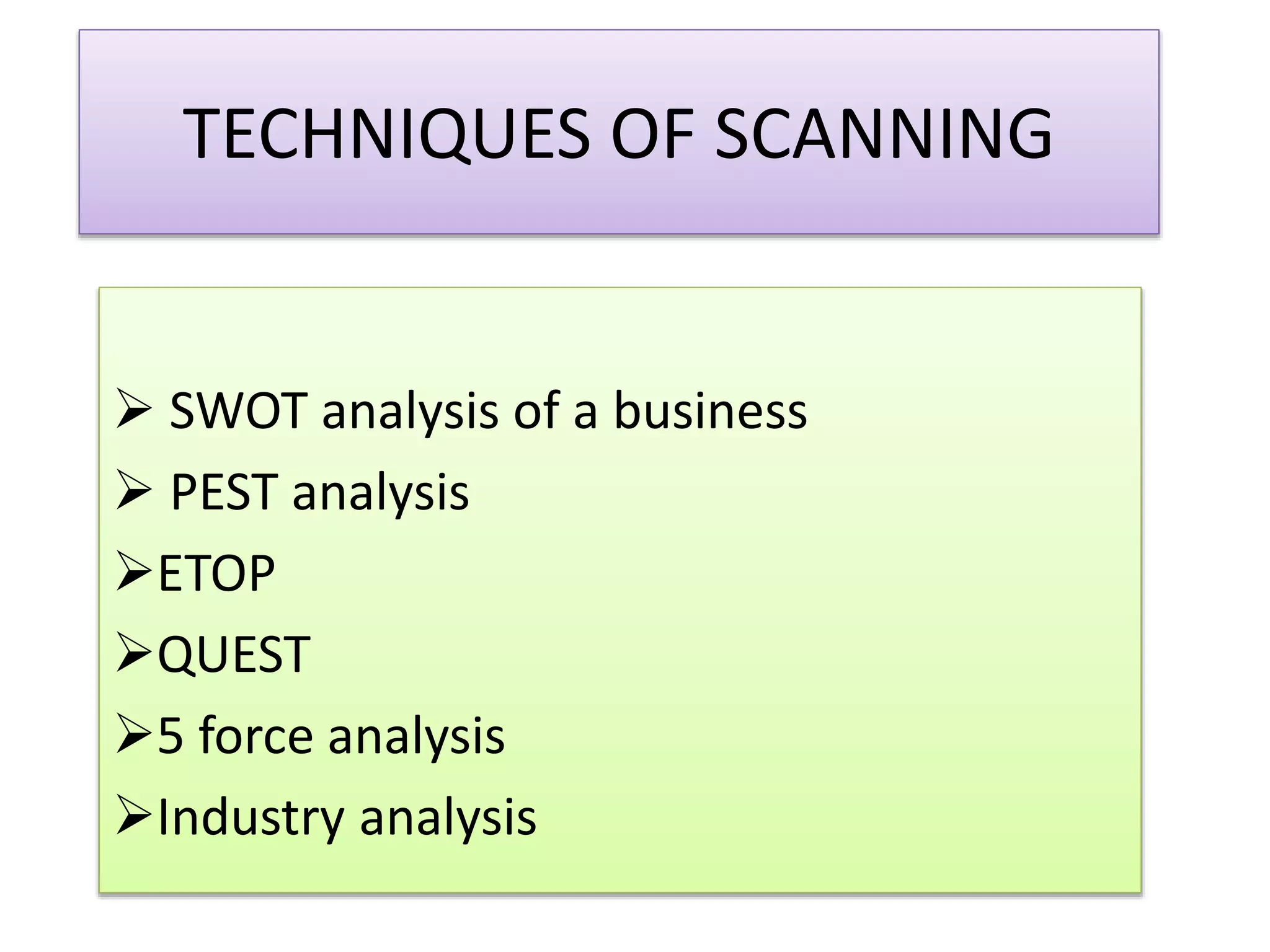 Techniques of scanning | PPTX