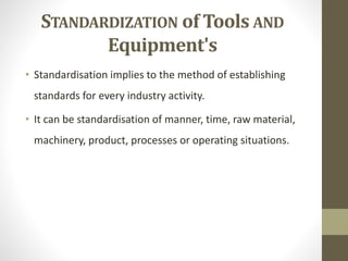Techniques of scientific management | PPTX