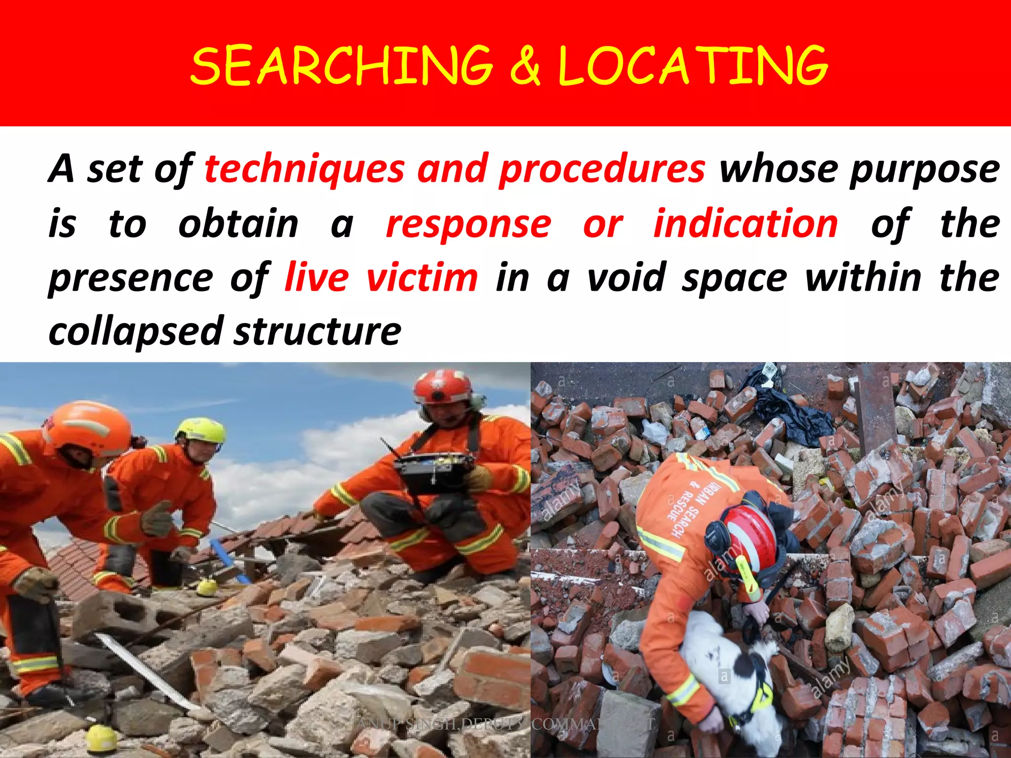 Techniques of search and rescue (2) | PPT