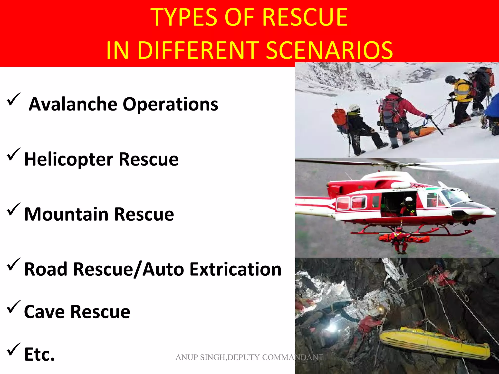 Techniques of search and rescue (2) | PPT