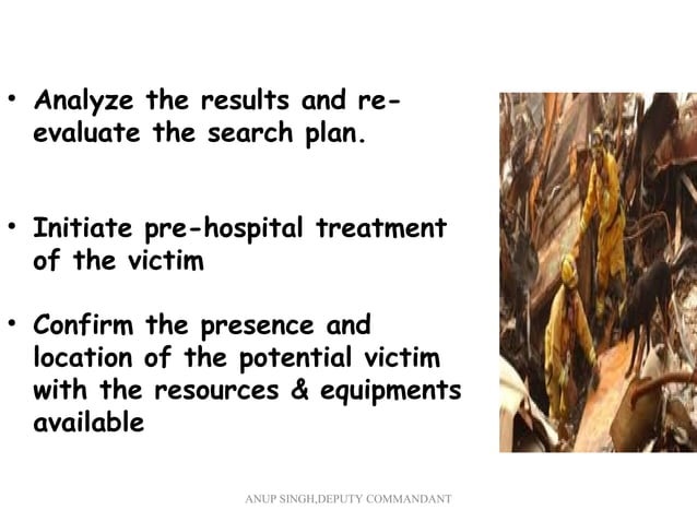 Techniques of search and rescue (2) | PPT