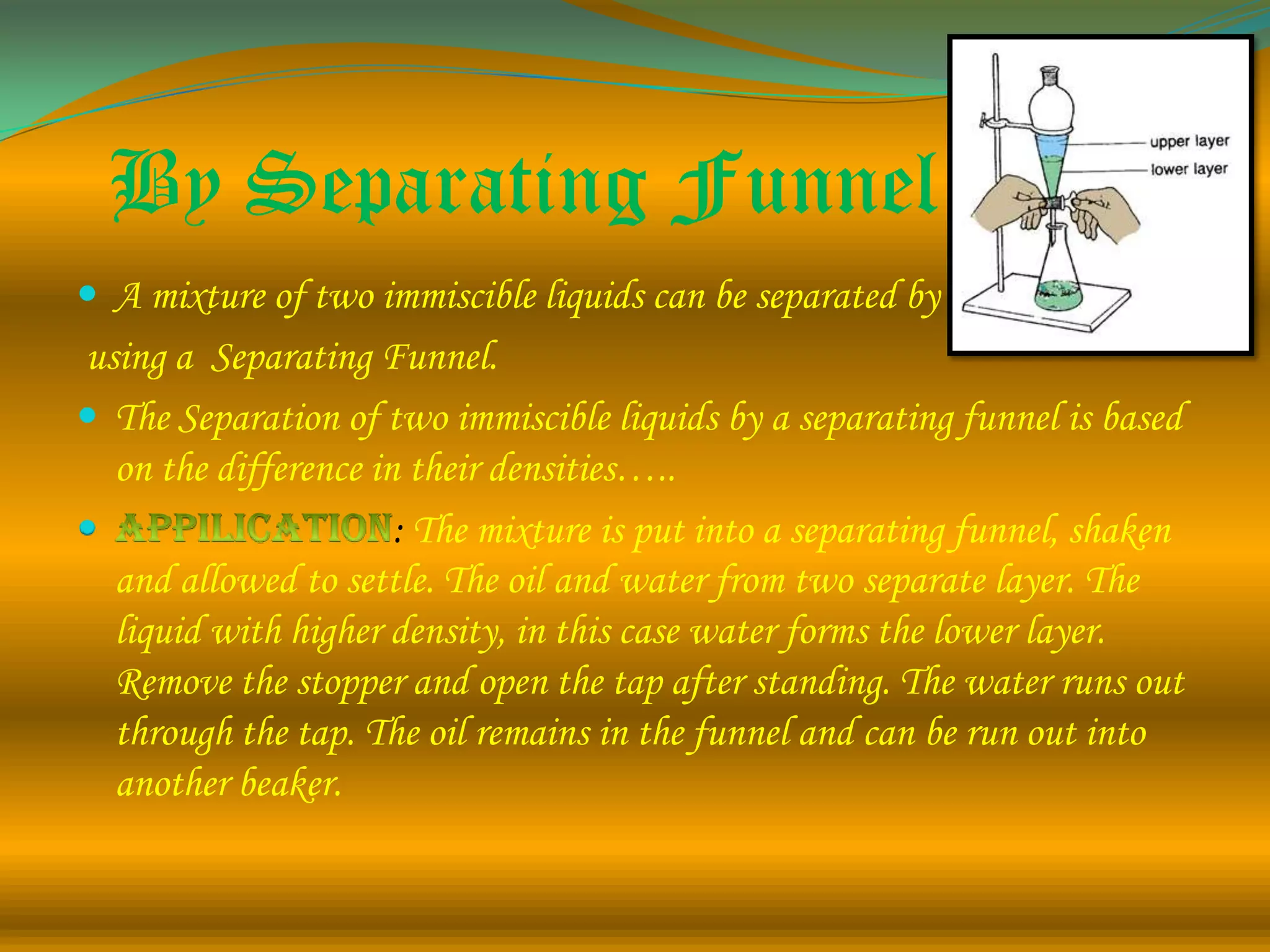 Techniques of separation, Class 9 | PPTX