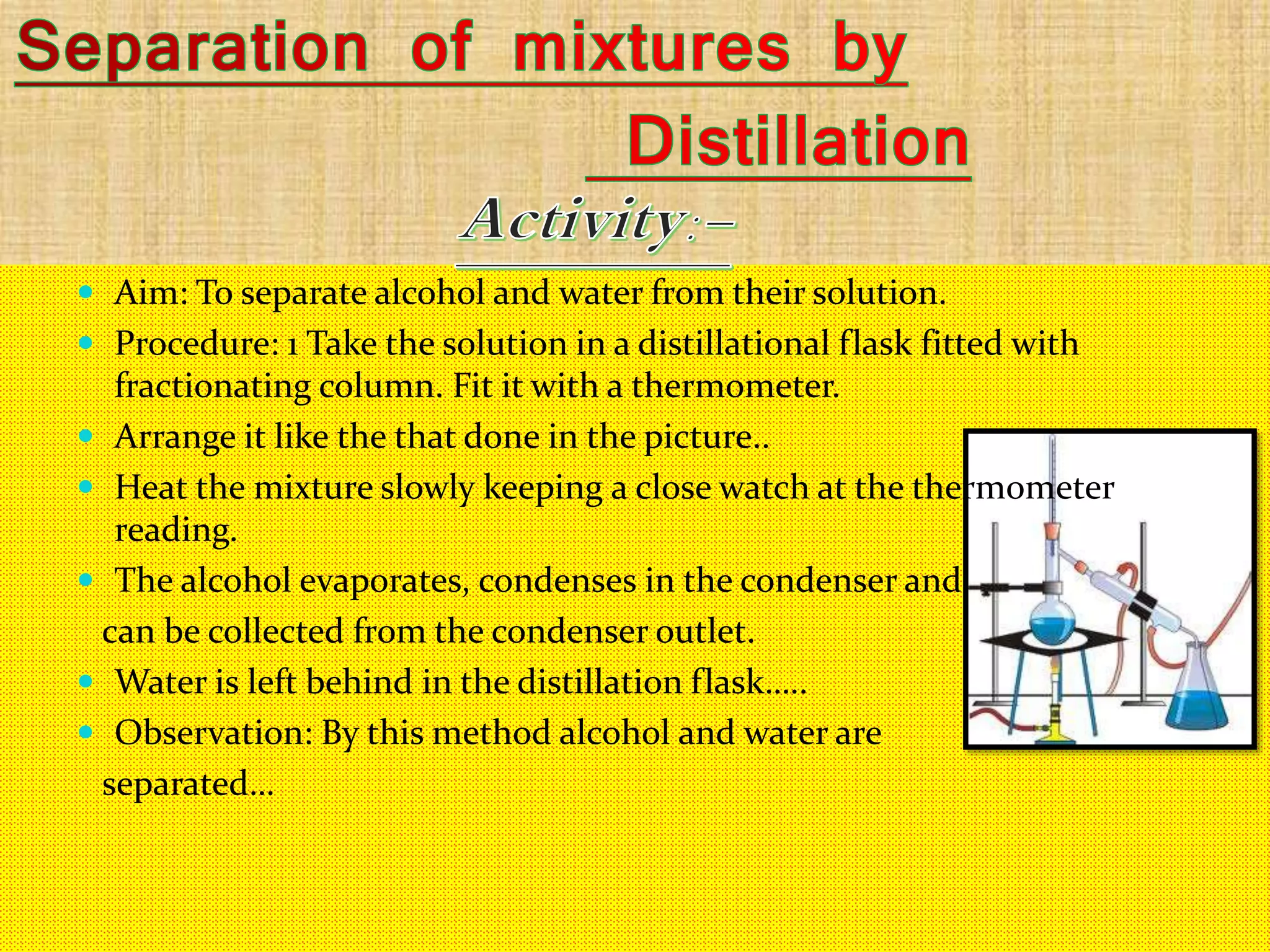 Techniques of separation PPT for class 9 | PPTX
