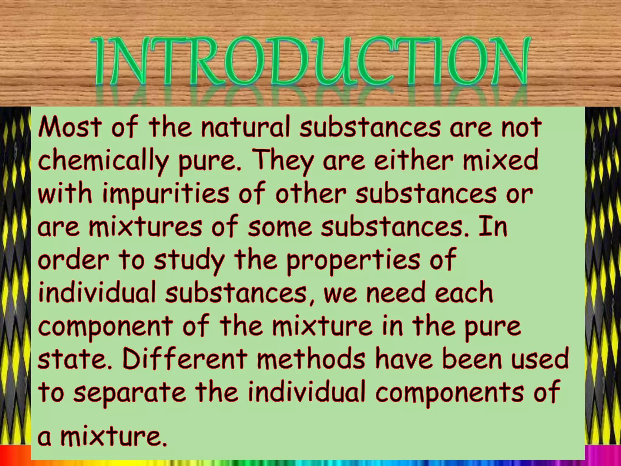 Techniques of separation PPT for class 9 | PPTX