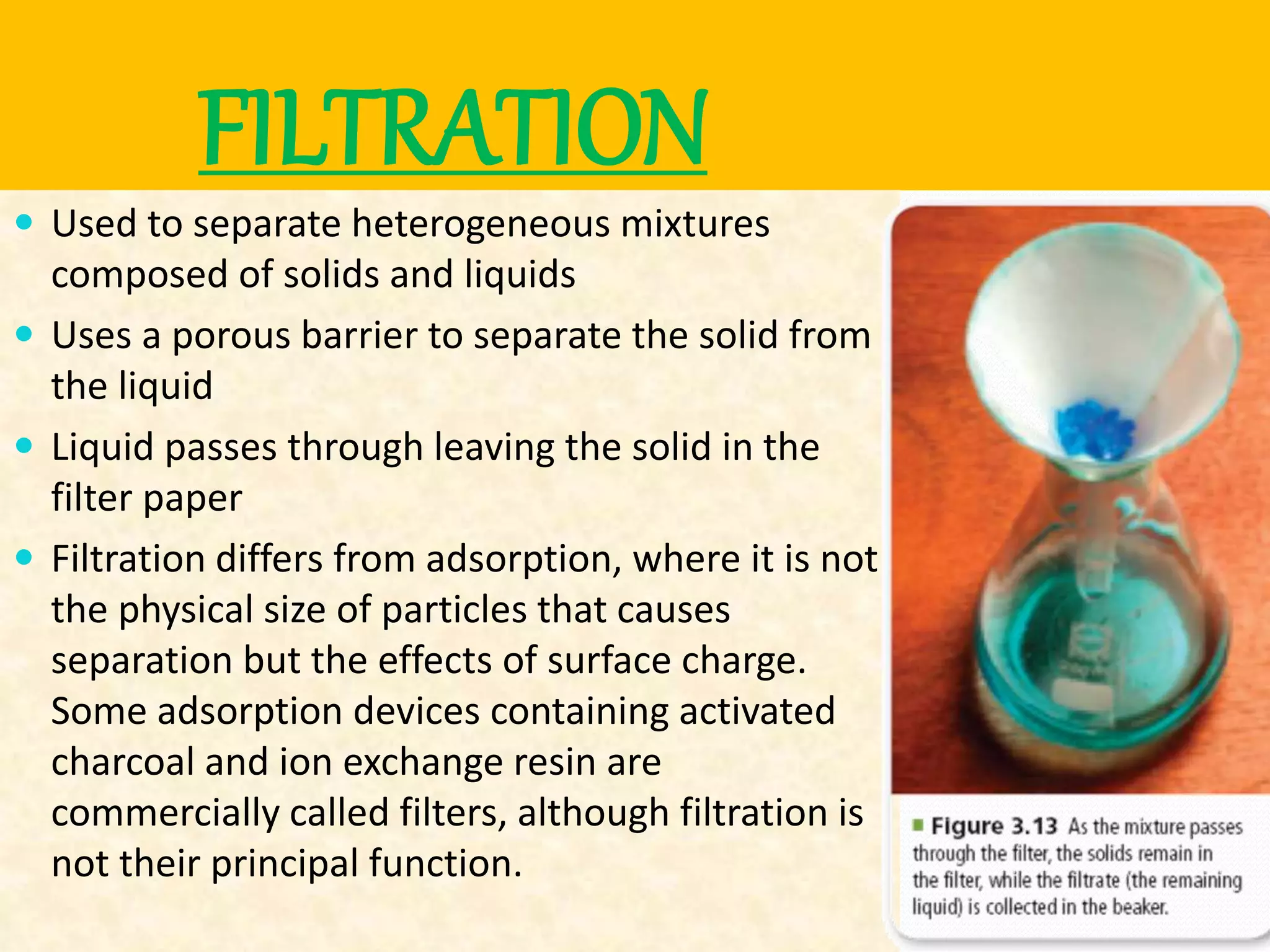 Techniques of separation PPT for class 9 | PPTX