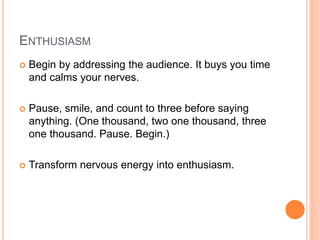 Techniques of Speech | PPTX