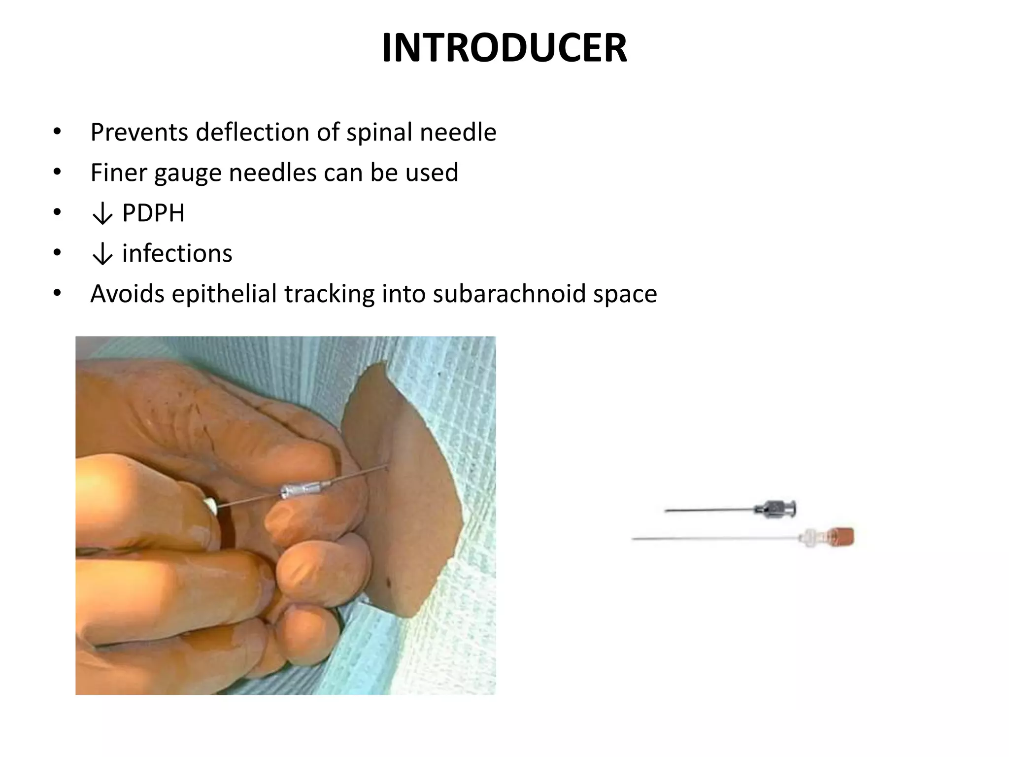 Techniques of spinal anaesthesia | PPTX