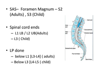 Techniques of spinal anaesthesia | PPTX