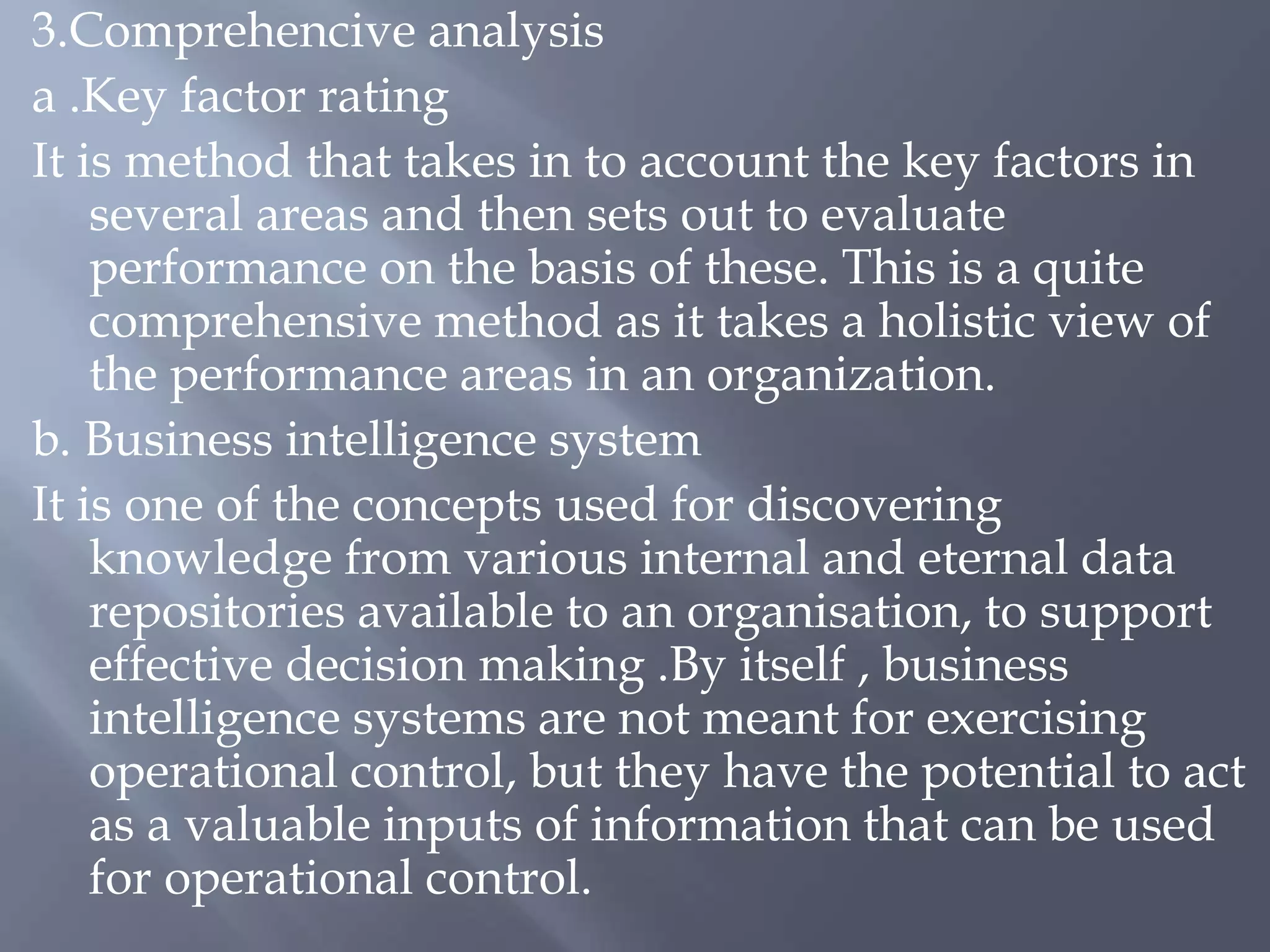 Techniques of strategic evaluation and control | PPTX