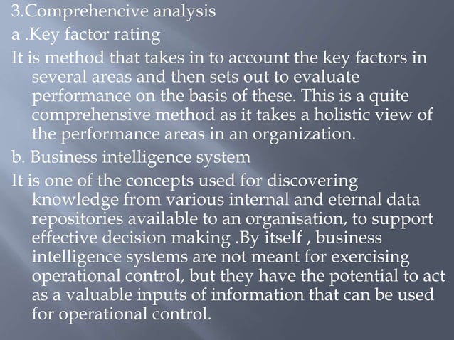 Techniques of strategic evaluation and control | PPTX | Business ...
