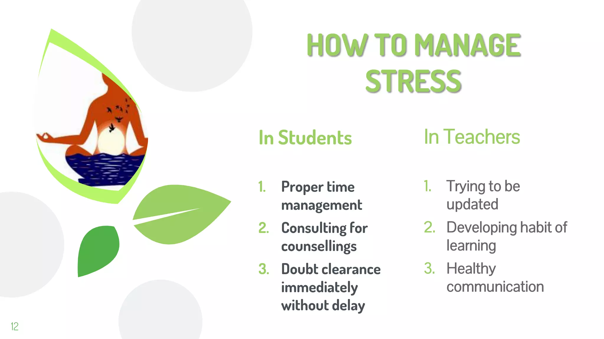 Techniques of stress management (slideshare) | PPTX