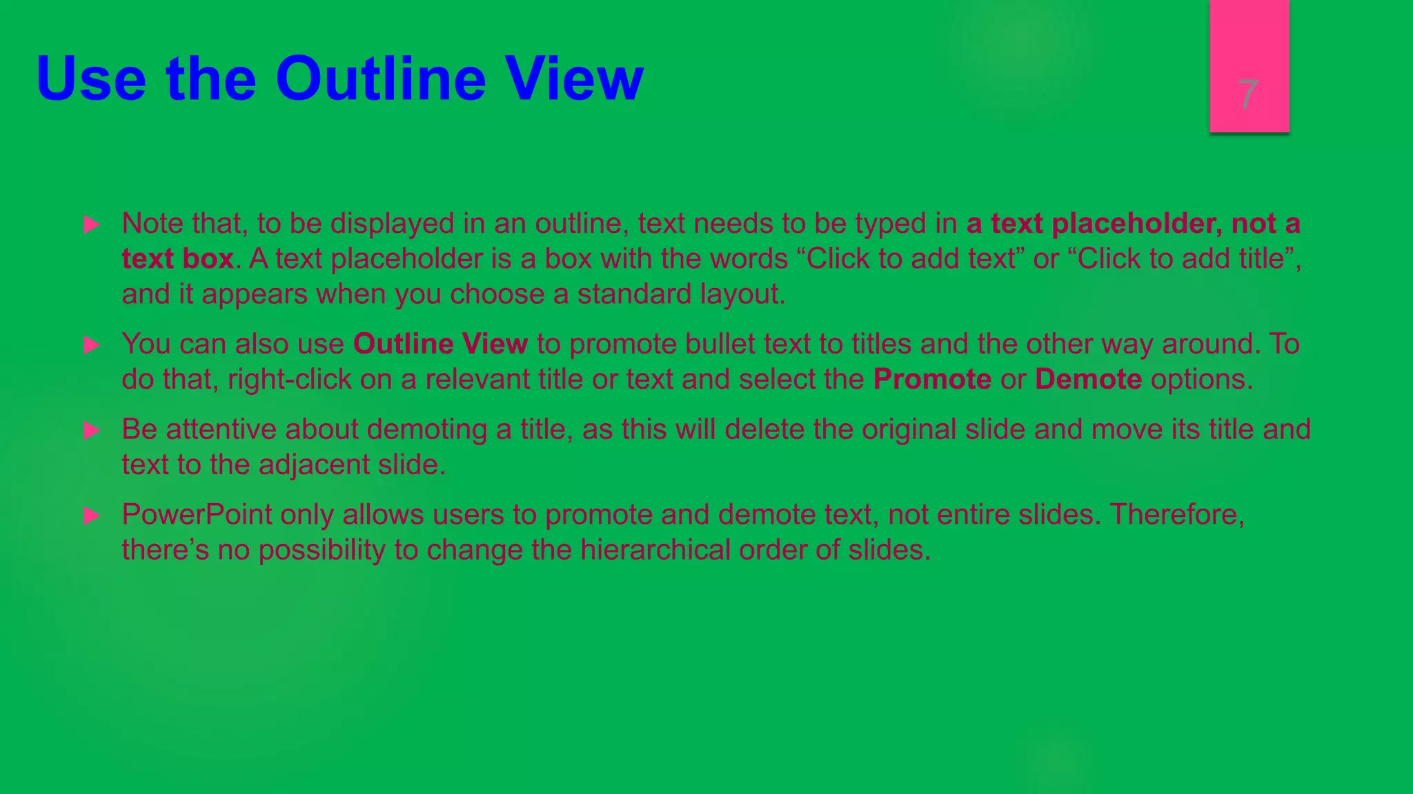 Techniques of structuring your presentation | PPT