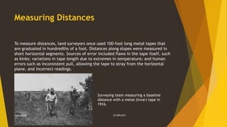 Techniques of Land Surveying | PDF