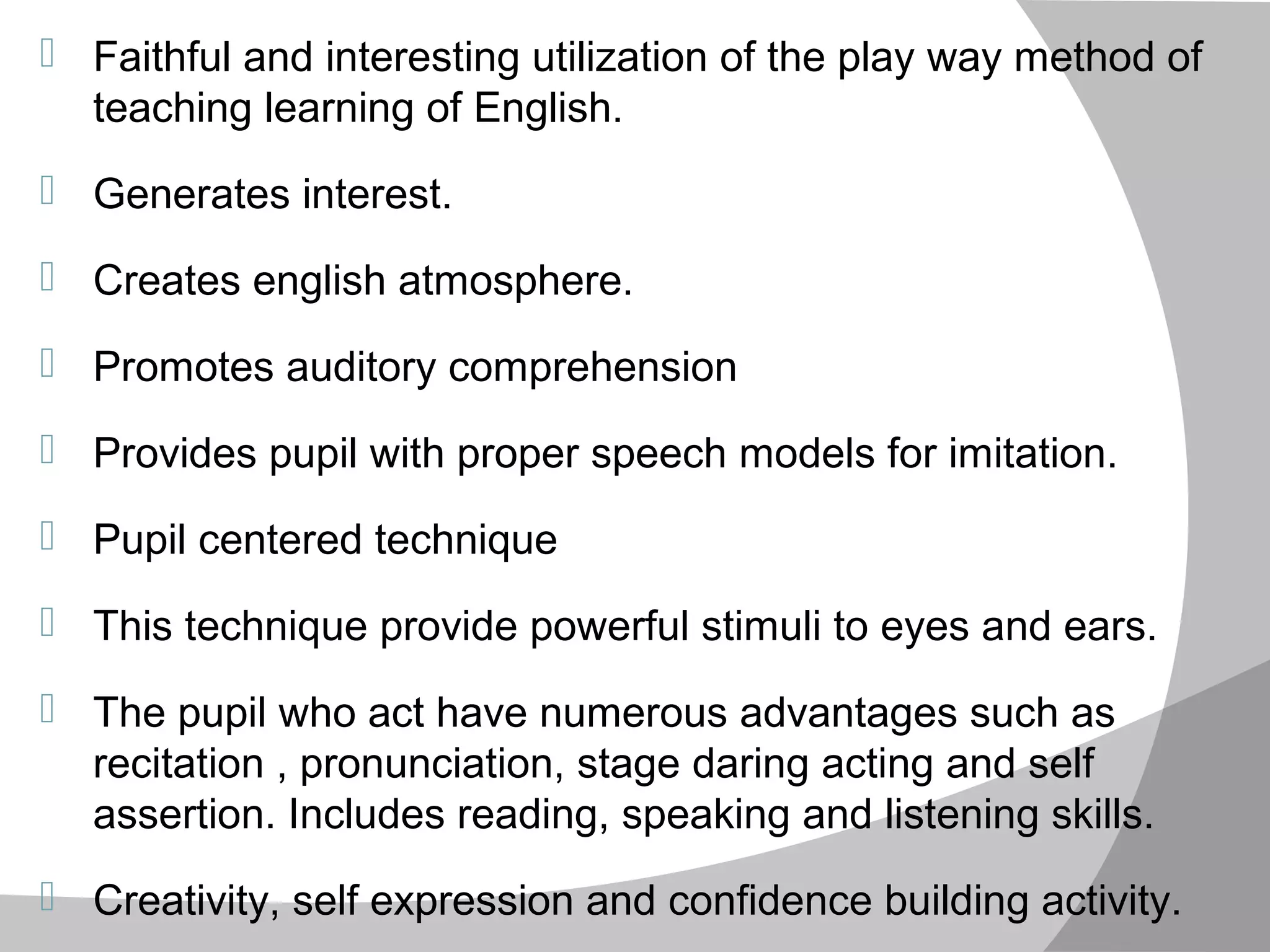 Techniques of teaching english 2015 | PPT