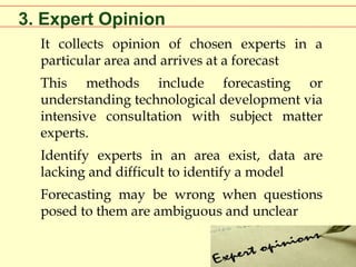 Methods or Techniques of Technology Forecasting | PPT