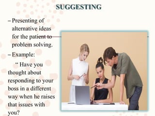 Techniquesoftherapeuticcommunicationppt 181102075343 | PDF | Mental ...