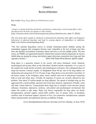 Techniques of treatment on drug addicted people in sover life rehab ...