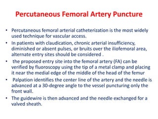 techniques of vascular access.ppsx