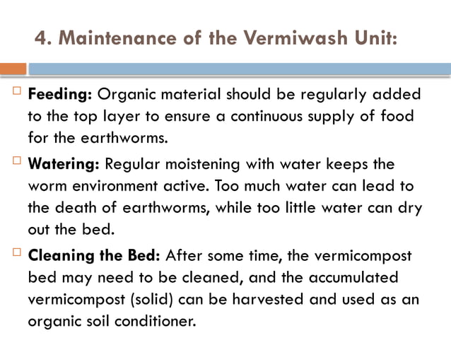 Techniques of vermiwash production.pptx unit 4 | PPTX | Gardening ...