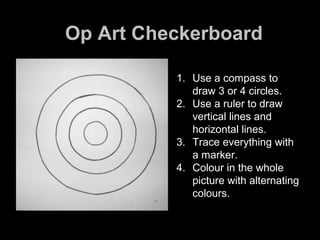 Techniques op art | PPT