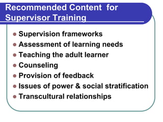 Techniques of Supervision | PPT