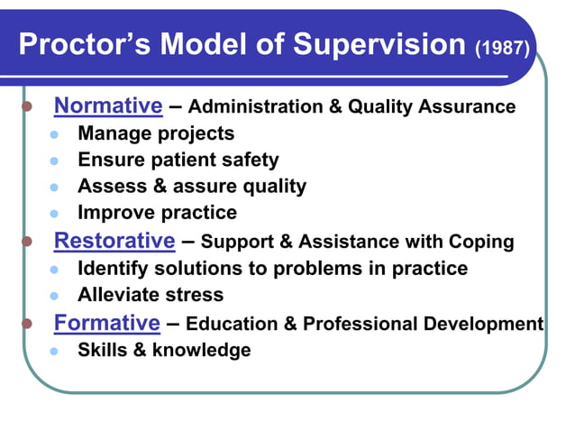 Techniques of Supervision | PPT