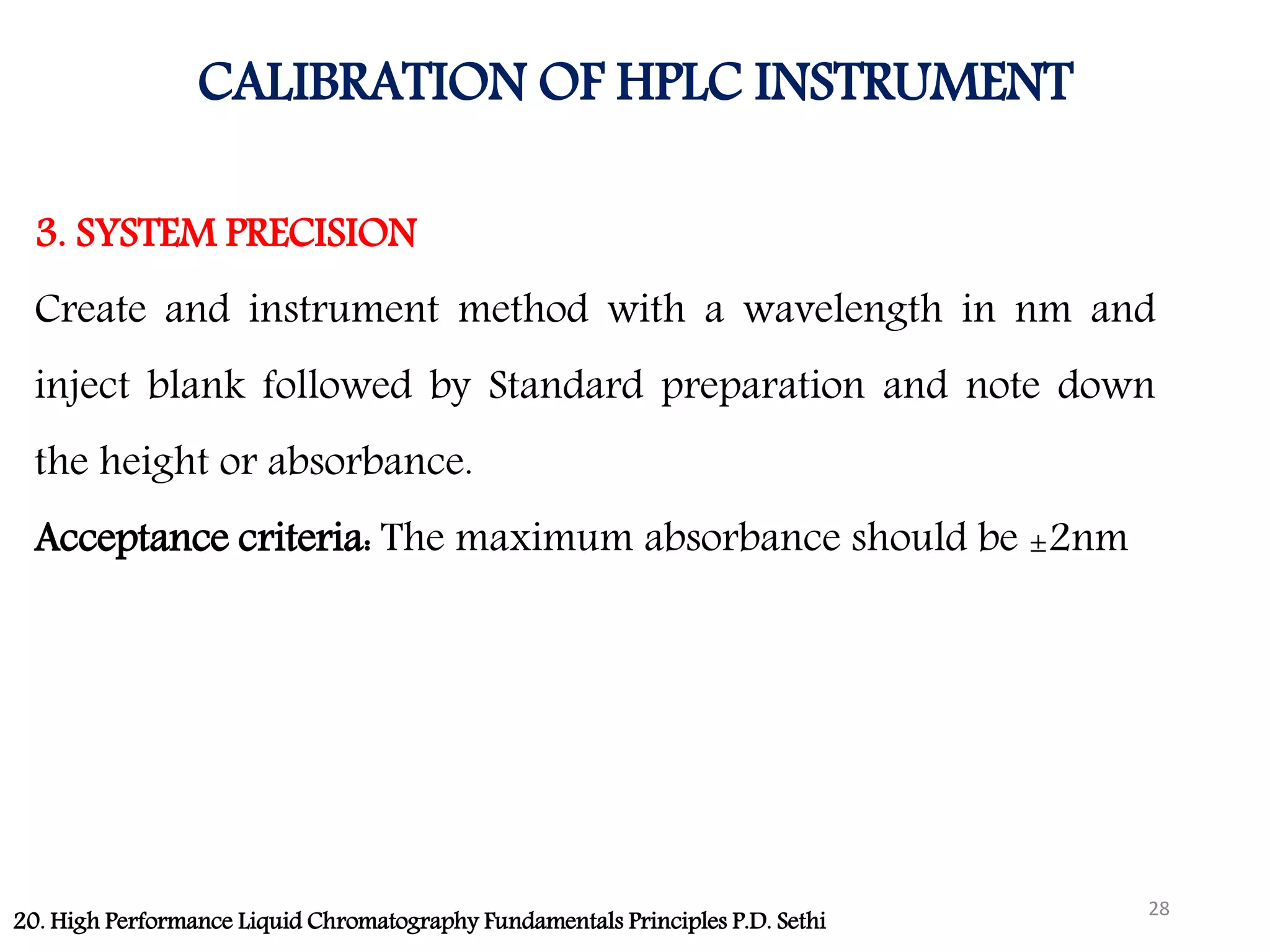 TECHNIQUES & PROTOCOLS FOR INSTRUMENTATION ANALYSIS (HPLC ...