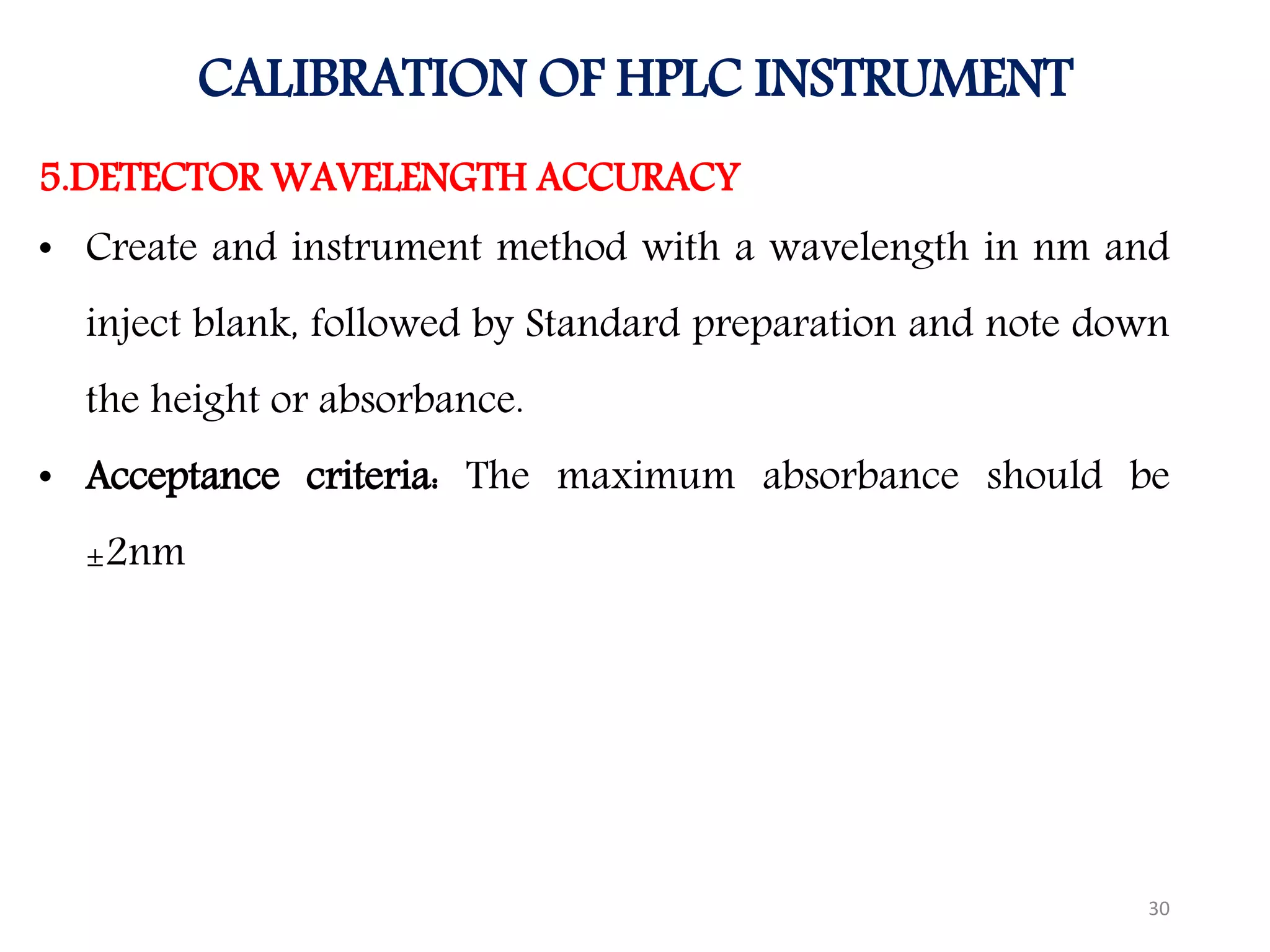 TECHNIQUES & PROTOCOLS FOR INSTRUMENTATION ANALYSIS (HPLC ...